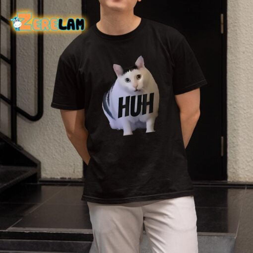 Huh Cat Meme Shirt - Walmart.com