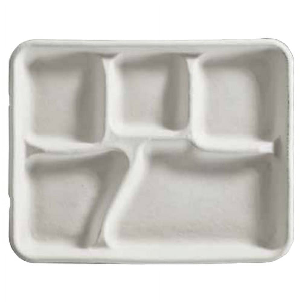 Huhtamaki Savaday5-Compartment Fiber Cafeteria Tray | 240/Case ...