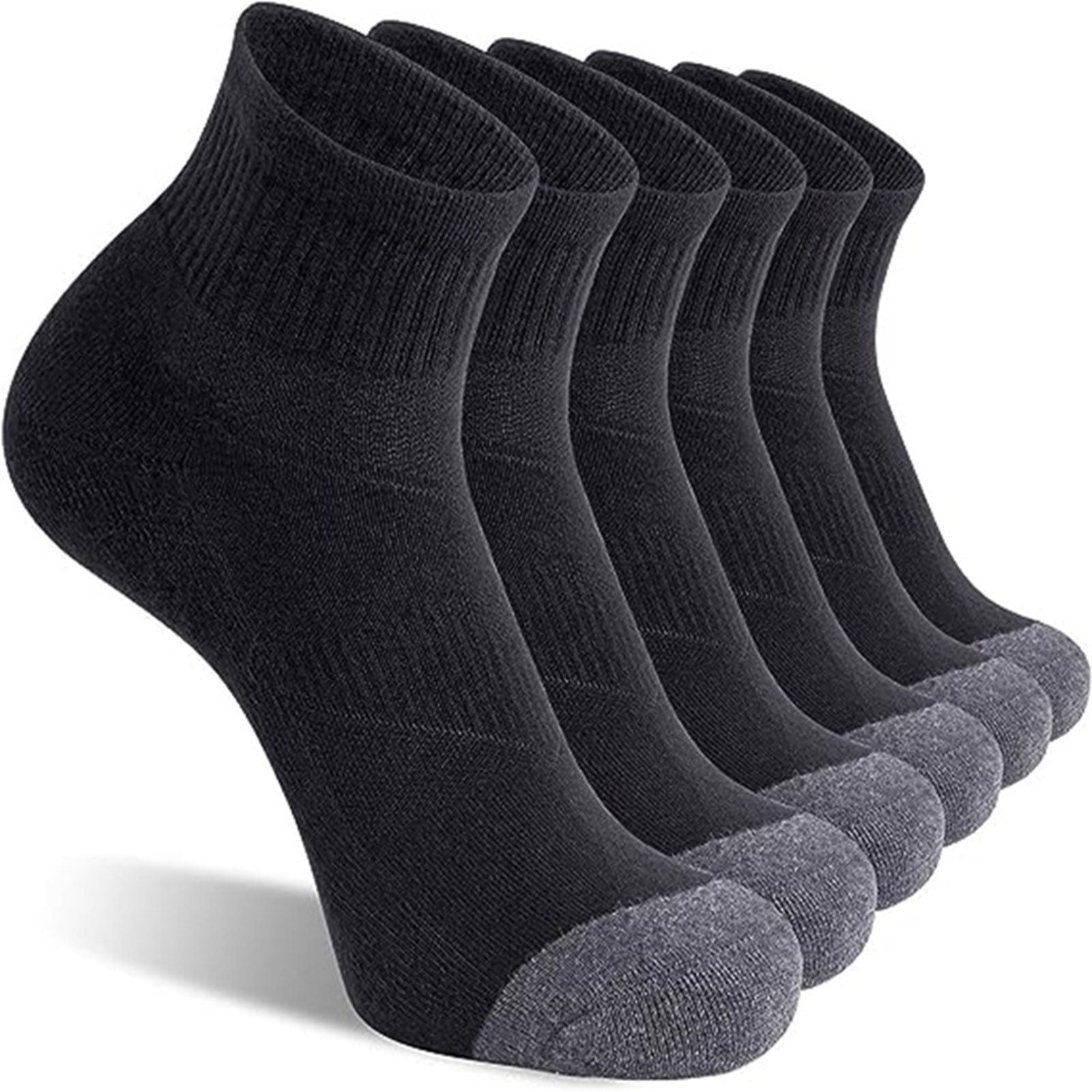 Huhua Mens Ankle Athletic Socks, Men'S Basketball Socks Solid Color ...