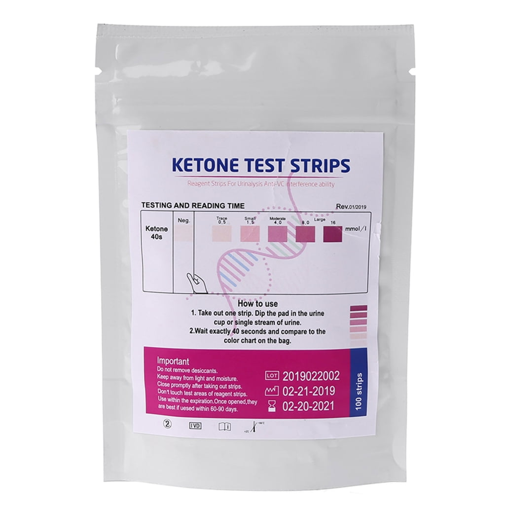 Huhudde 100 Pieces Set Urine Home Test Strip Test Paper Strip Body Fat ...