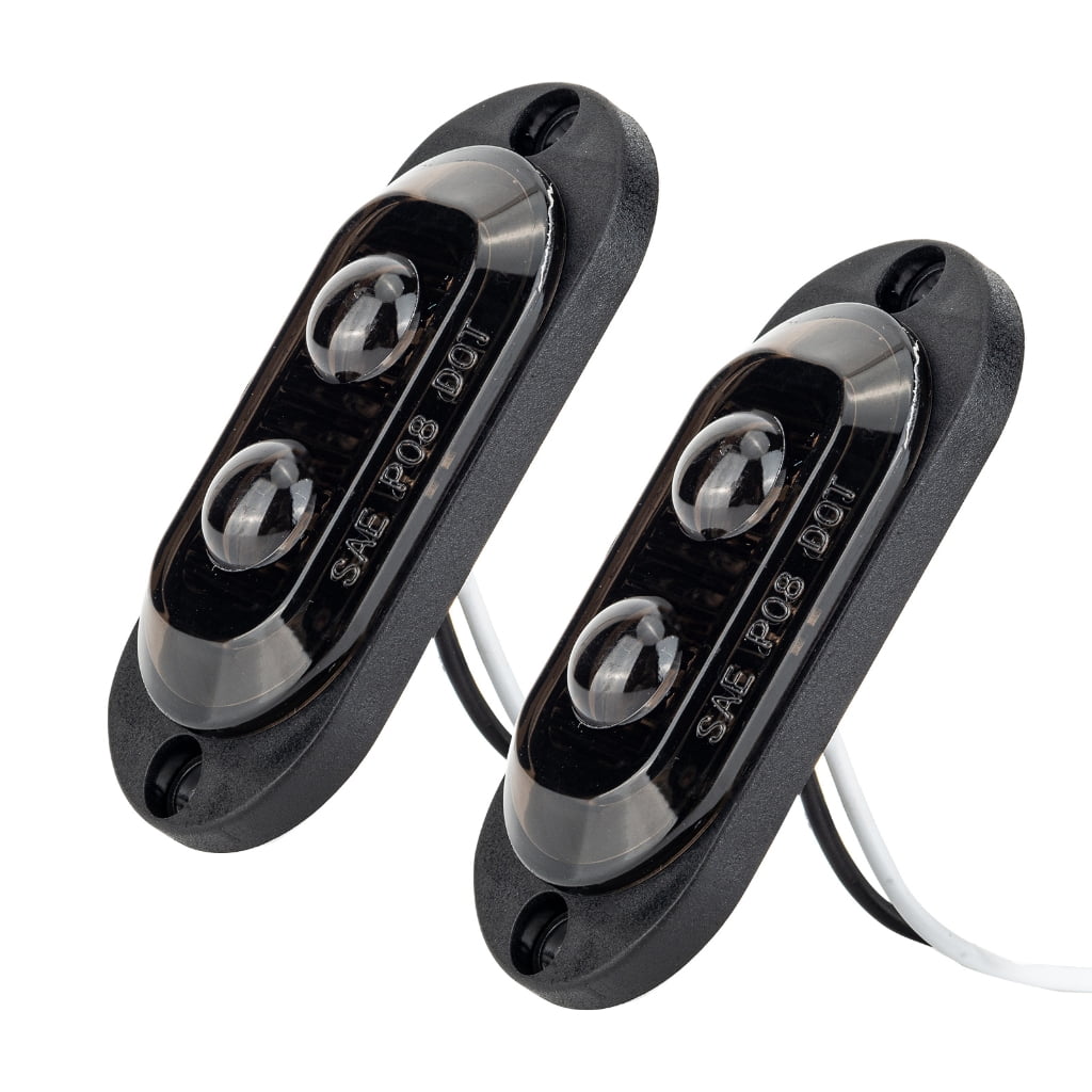 Huhudde 12V / 24V LED Side Marker Lights Car External Lights Warning ...
