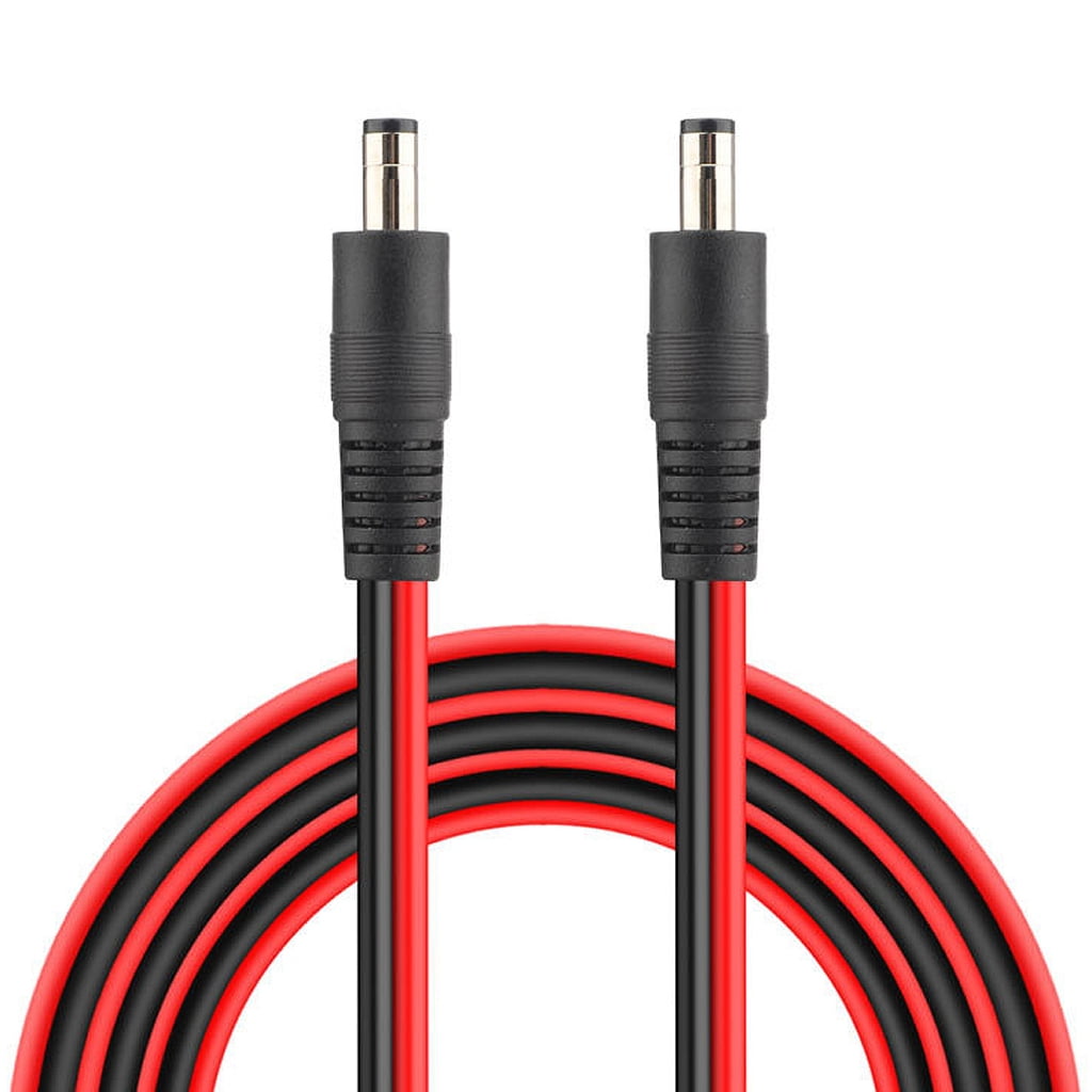 Huhudde 14AWG 5.5MM x 2.1MM Male to Male Plug Power Adapter Cable for ...