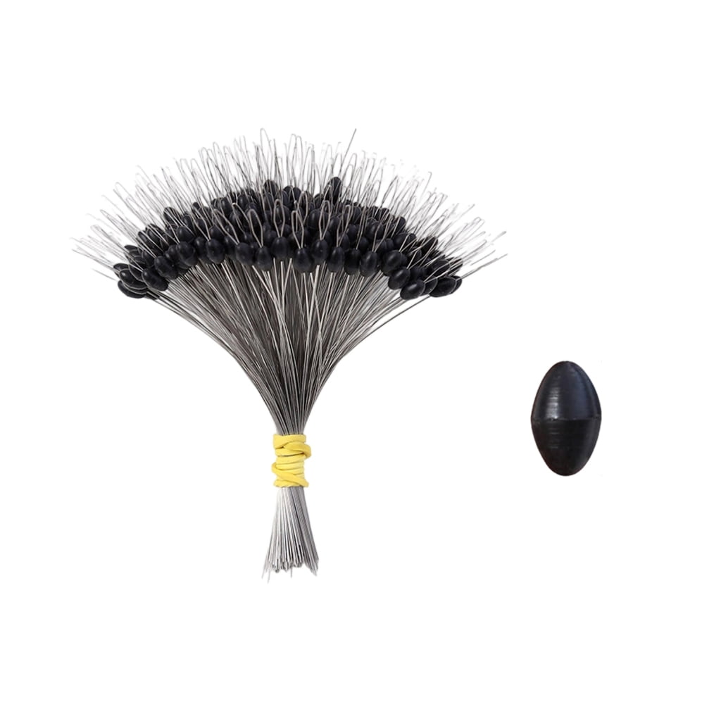 Huhudde 300Pcs Silicone Fishing Oval/Cylinder Float Stop Stoppers ...