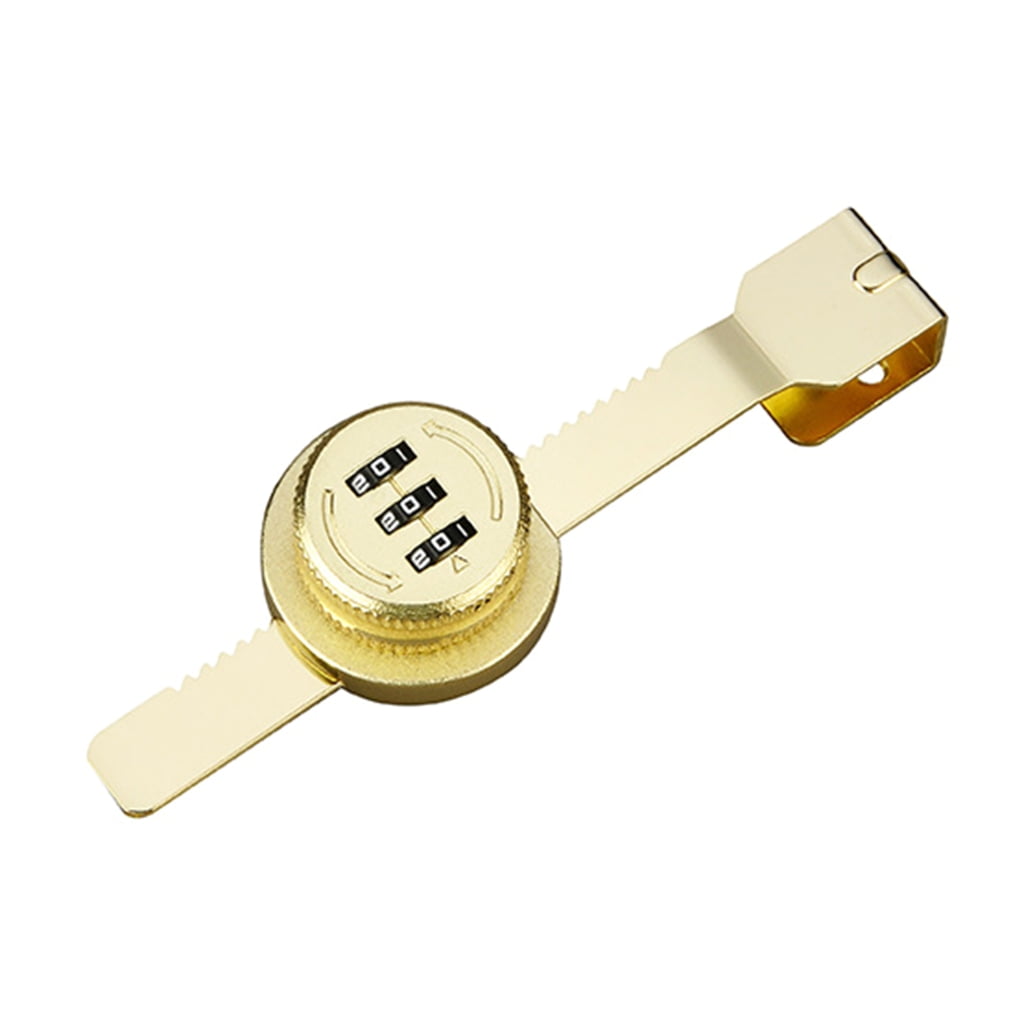 Huhudde 3Digit Combination Lock Alloy Door Safety Lock Keyless Latches ...