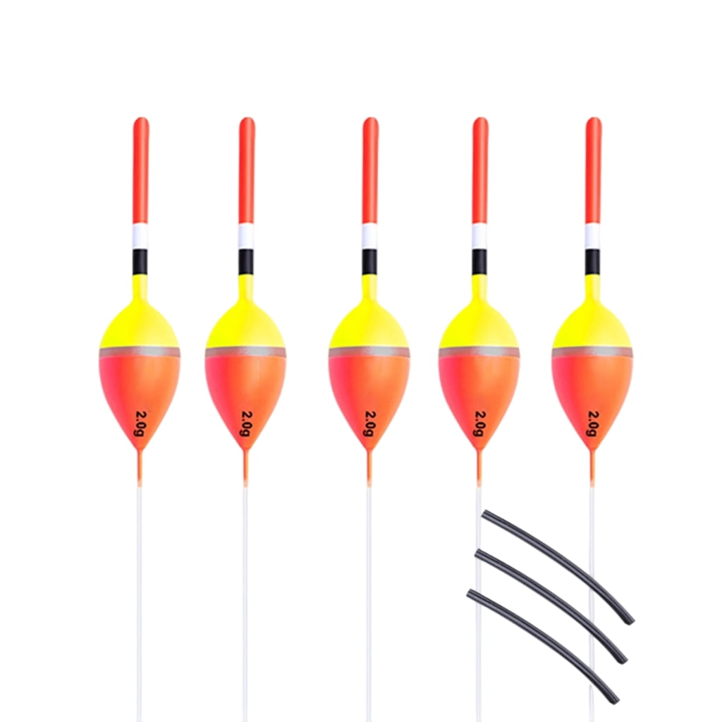 Huhudde 5Pcs Floating Buoyancy Bobber Indicators Fishing Float 1-4g 18 ...