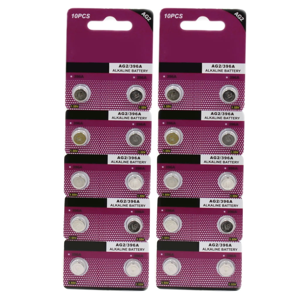 Huhudde AG2/LR726/396 Watch Battery Button Coin Cell Battery for Daily ...
