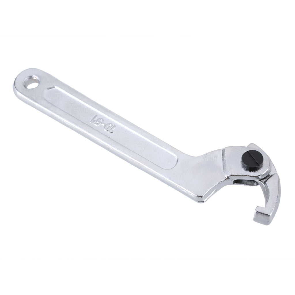 Huhudde Adjustable Hook Wrenches Nut Bolts Universally C Shape Spanner ...