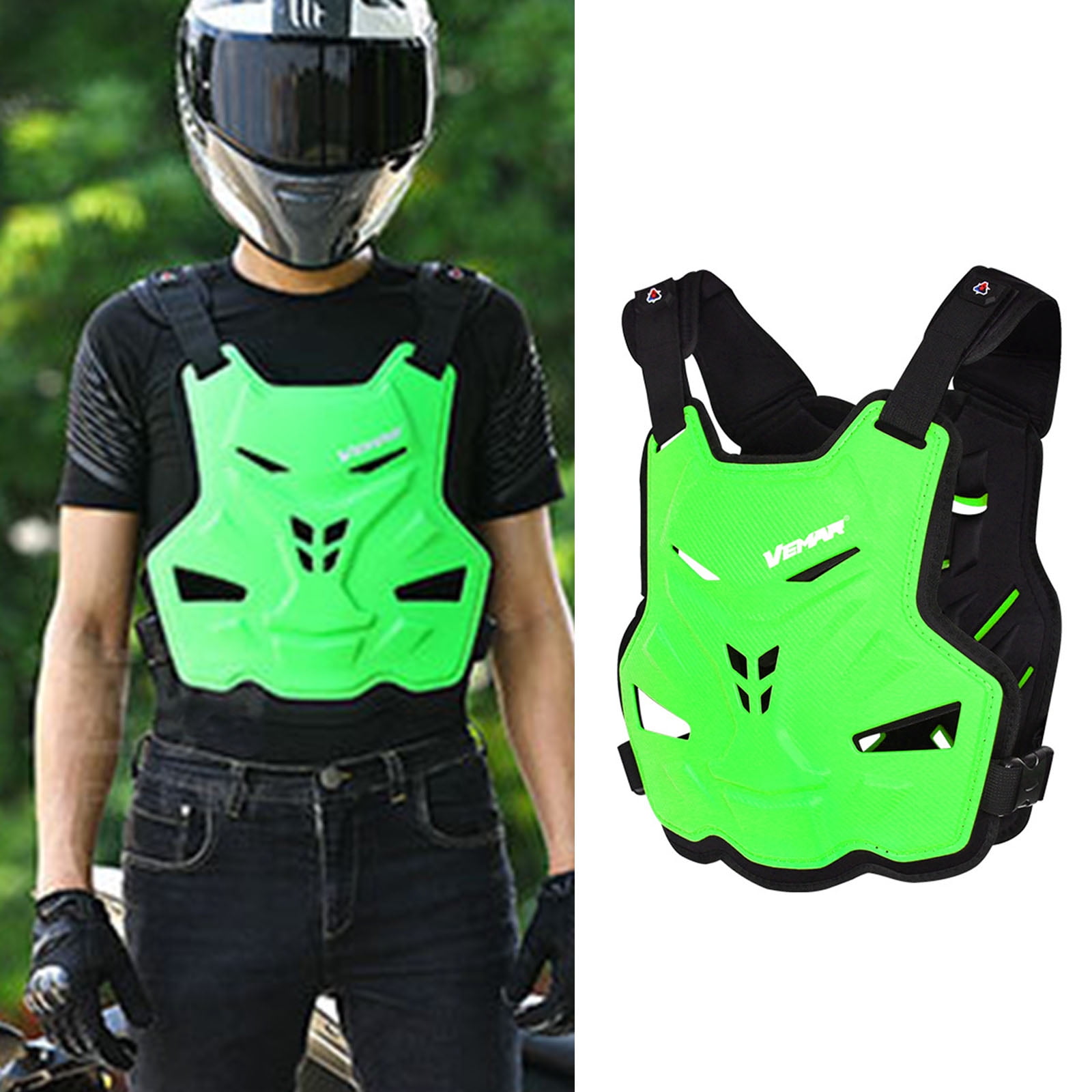 Huhudde Anti-fall Shock-resistant Bicycle Motorcycle Chest Protector ...