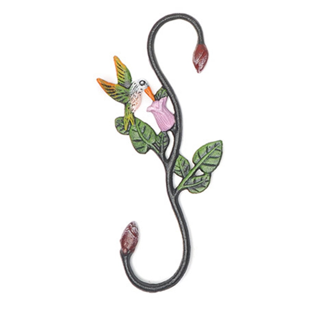 Huhudde Bird Feeder Hanger Metal Plant Hanger Hummingbird for Butterfly ...