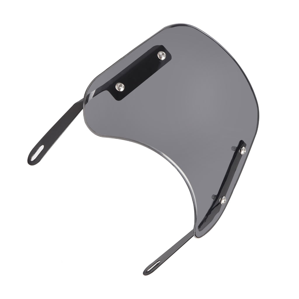 Huhudde Black Motorcycle Headlight Windshield Vintage Designs Wind ...