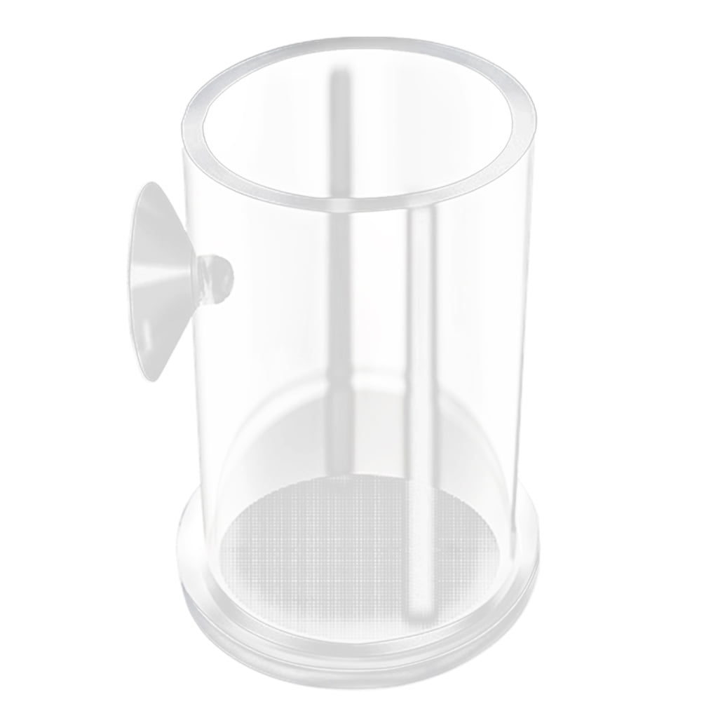 Huhudde Clear Acrylic Aquarium Fish Feeder Anti-drift Shrimp Egg Fish ...