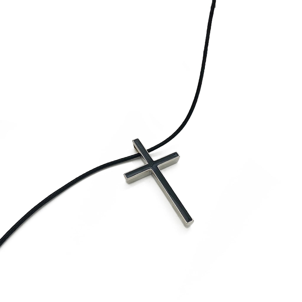Huhudde Cross Necklace Retro Design Cross Pendant Necklace Simple ...