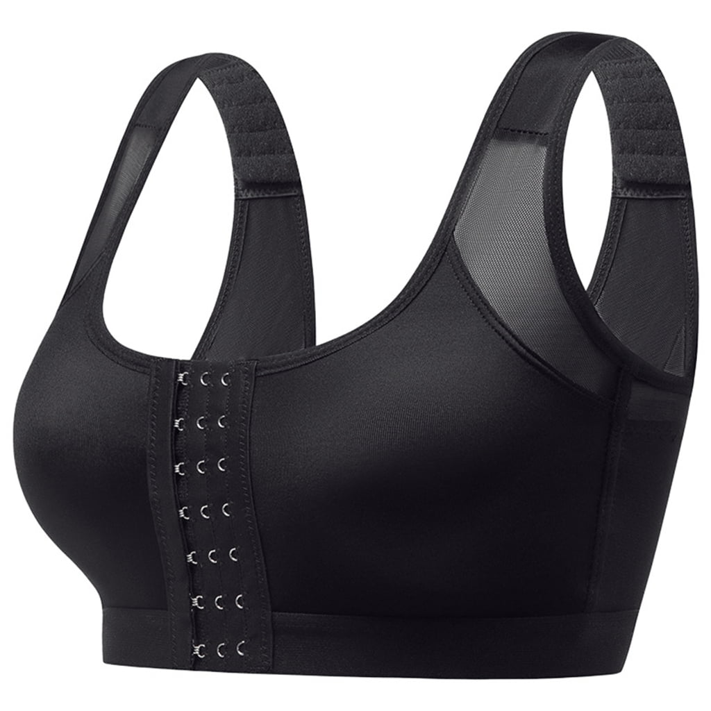 Huhudde Front Closure Postures Corrector Bra Back Everyday Bra Comfort ...
