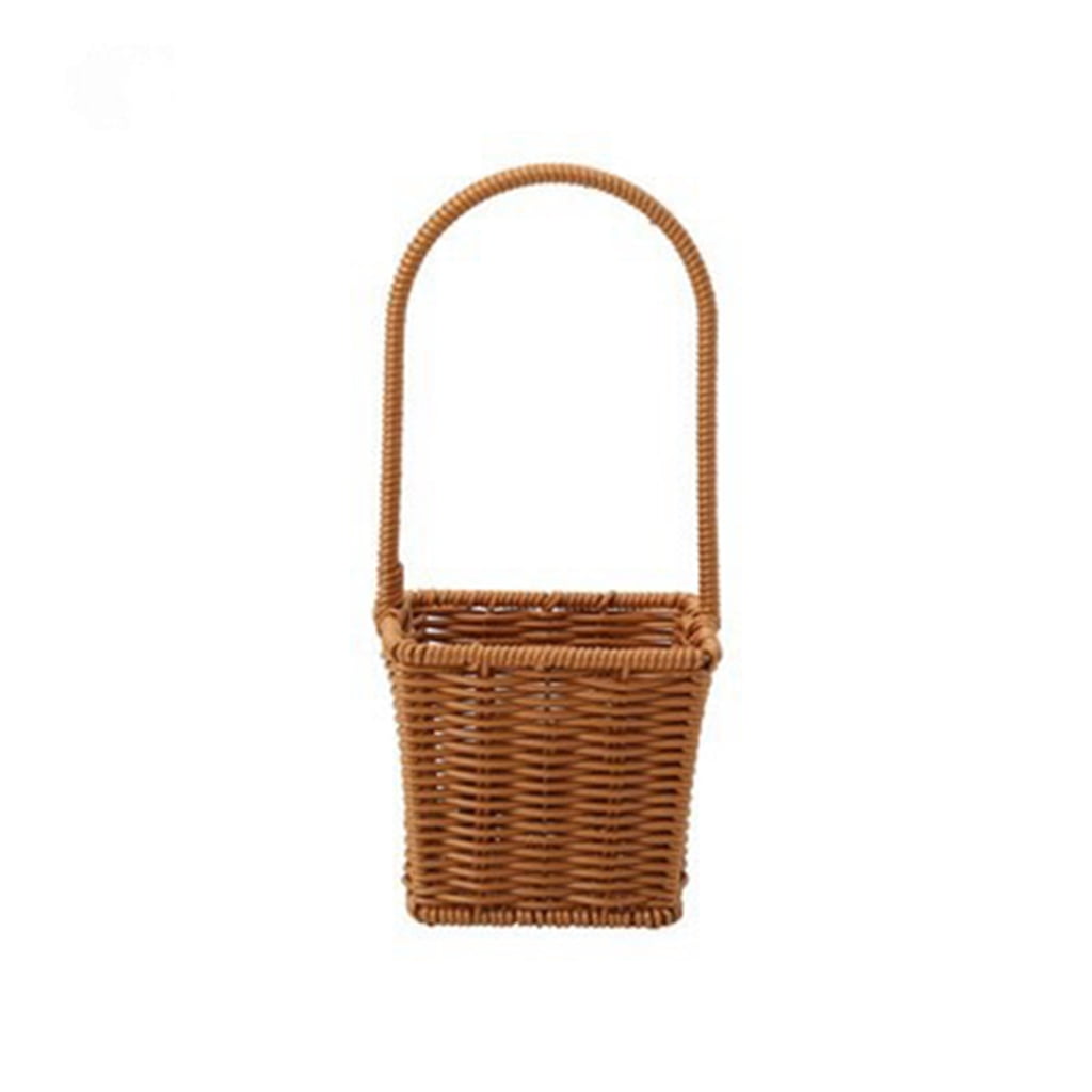 Huhudde Handmade Rattan Basket for Home Flower Arrangement Plants ...