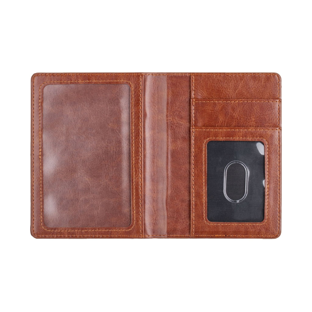 Huhudde Lightweight PU Leather Passports Organized Embossed Pattern ...
