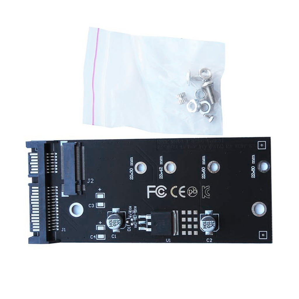 Huhudde M.2 NGFF 22Pin SATA SSD to Sata3.0 22Pin Adapter M.2 SSD ...