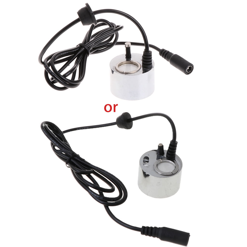 Huhudde Mini Foggers Mist Maker with Red LED Light Water Pond Garden ...