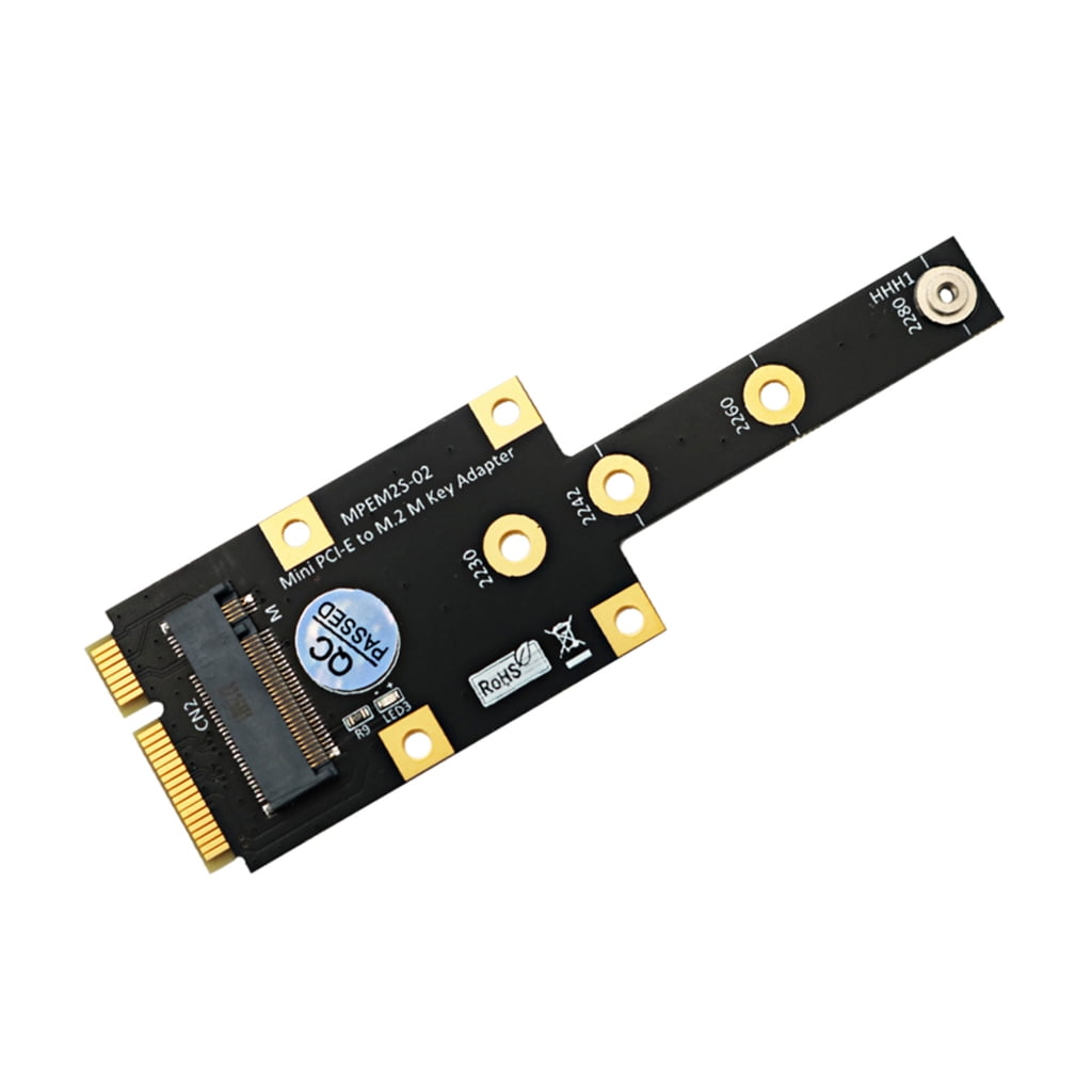 Huhudde Mini PCI-E MPCIe Interfaces to M.2 NGFF Key-M SSD Adapter ...