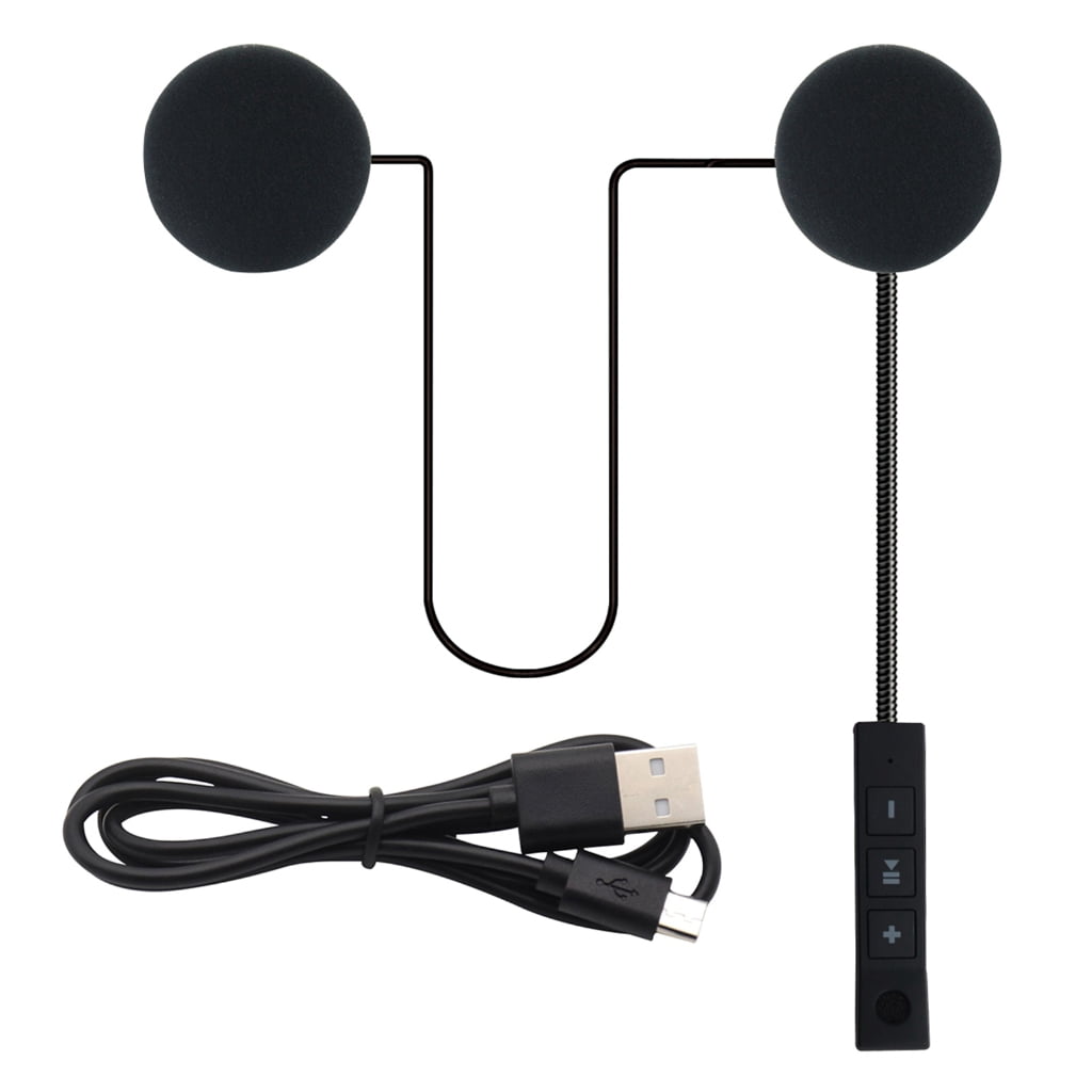 Huhudde Motorcycle Helmet Intercom Headset Universal Helmets Audio ...