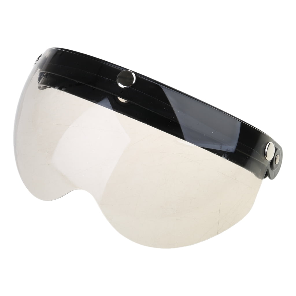 Huhudde Open Face Helmet Visor Motorcycle Helmet Bubble Visor Lens ...