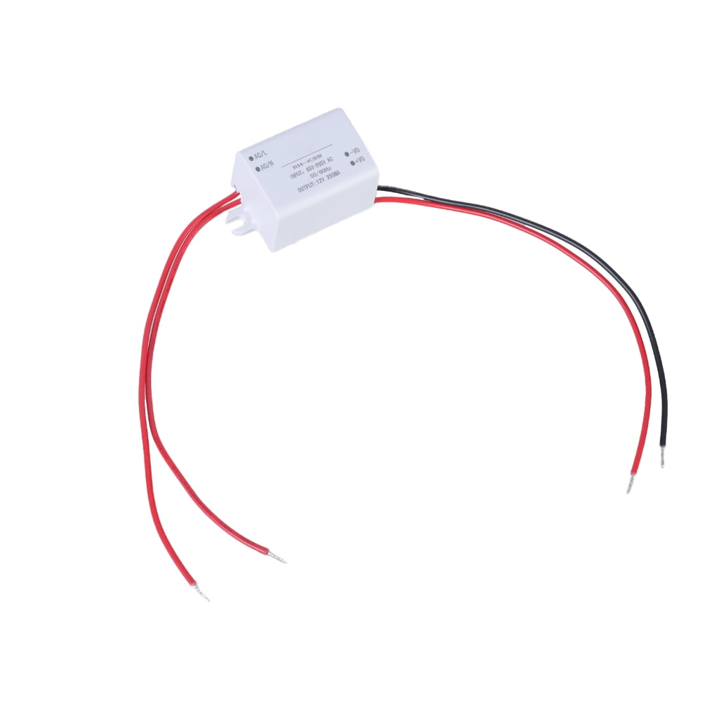 Huhudde Power Regulator Converter Module Voltage Reduce Adapter Convert 85V-265V to 12V 250mA ...