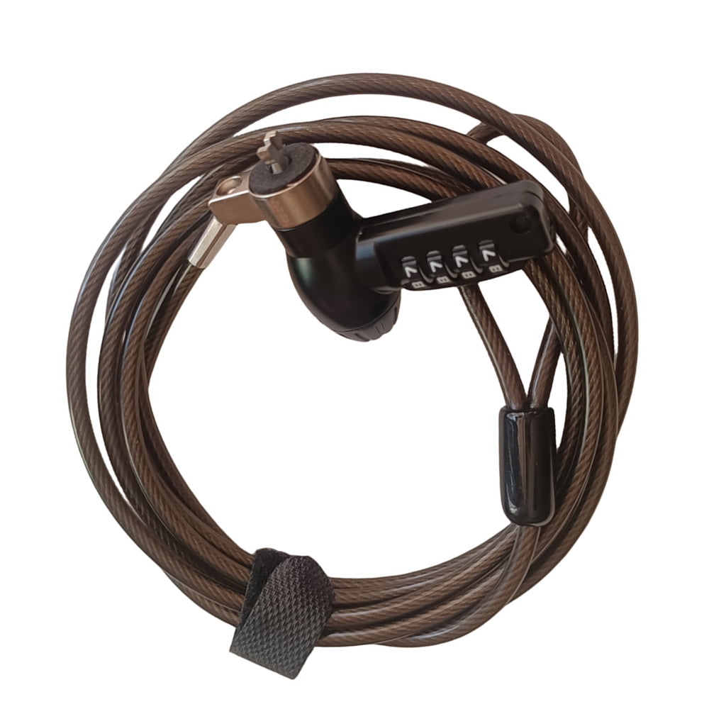 Huhudde Powerful Anti-Theft Cable Laptop Notebook Zinc Alloy Locker for ...