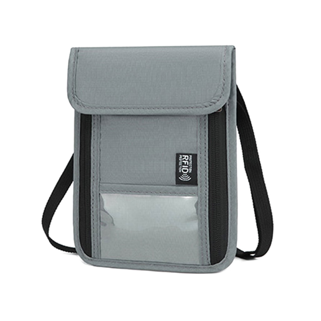 Huhudde Travel Supply Neck Wallet with RFIDS Blocking Passports Holder ...