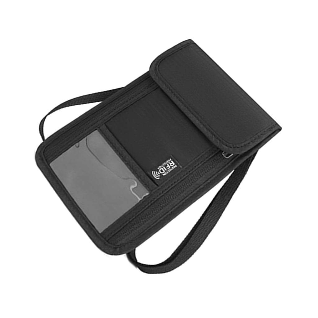 Huhudde Travel Supply Neck Wallet with RFIDS Blocking Passports Holder ...