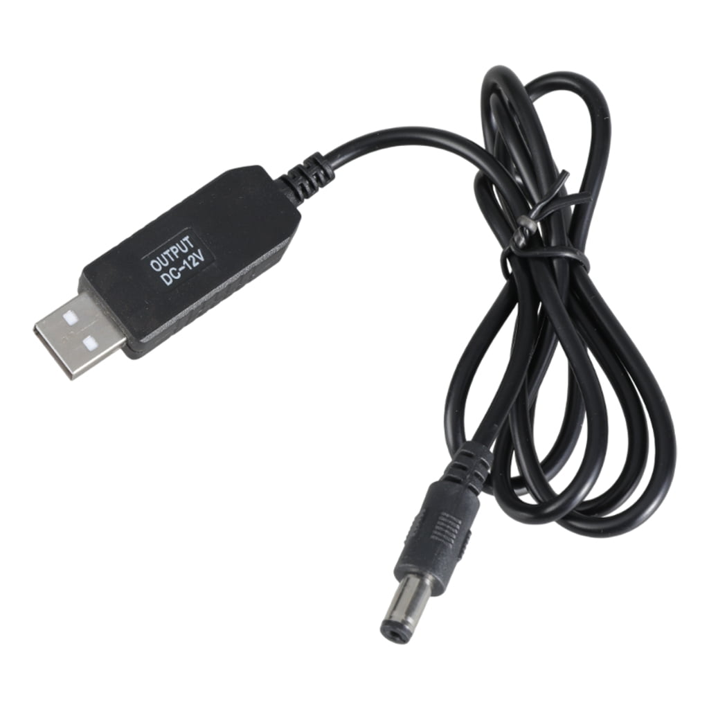 Huhudde USB 5V to DC5521 12V Step Up Converter Cable for Low Power ...