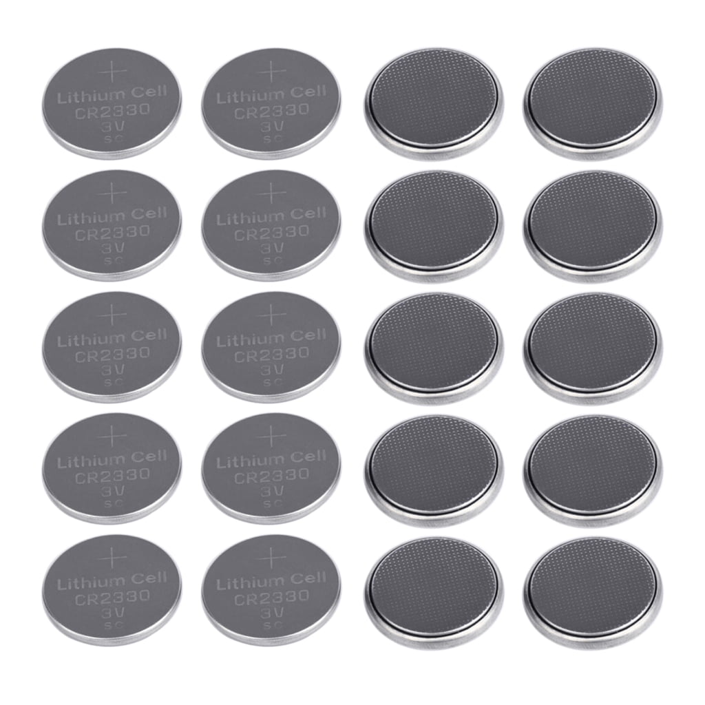 Huhudde Versatile CR2330 Button Cell Battery 3V for Car Key Fob and ...