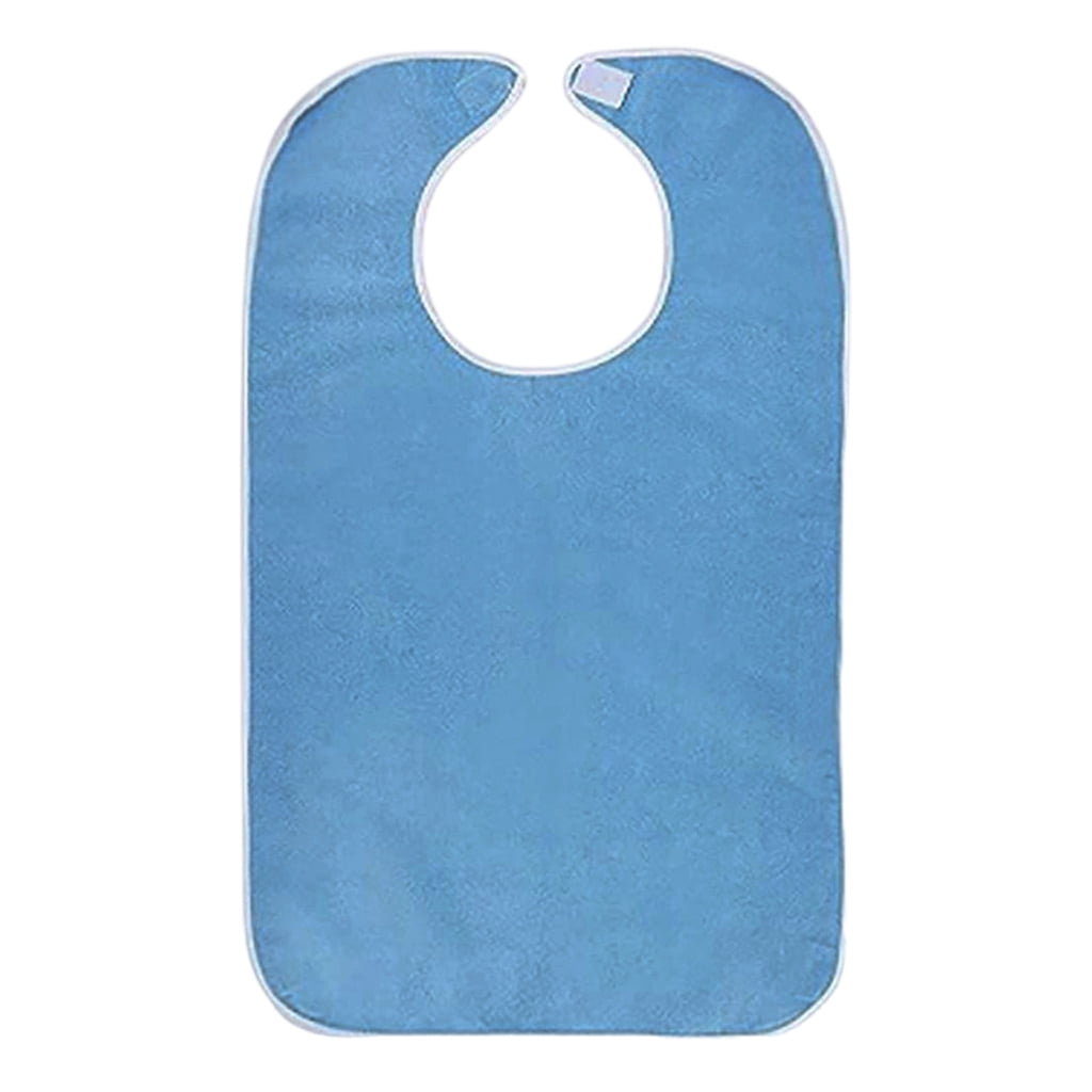 Huhudde Washable Bibs Seniors Bib Reusable Eating Bibs for Disabled ...