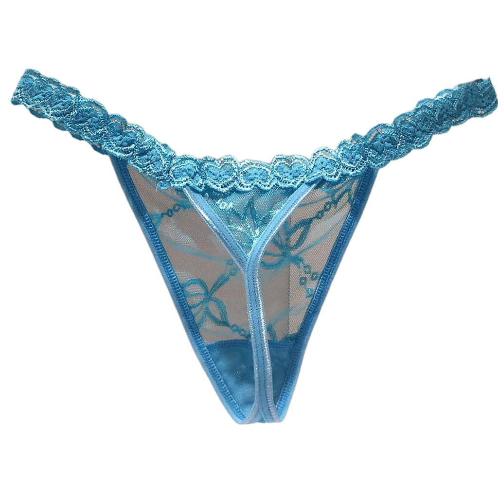 Huhudde Women Lacy G-String Thongs None Show Bikinis Panties Underwear ...