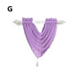 Huhuzaio Curtains Voile Curtain Swags All Colours Pelmet Valance Net ...