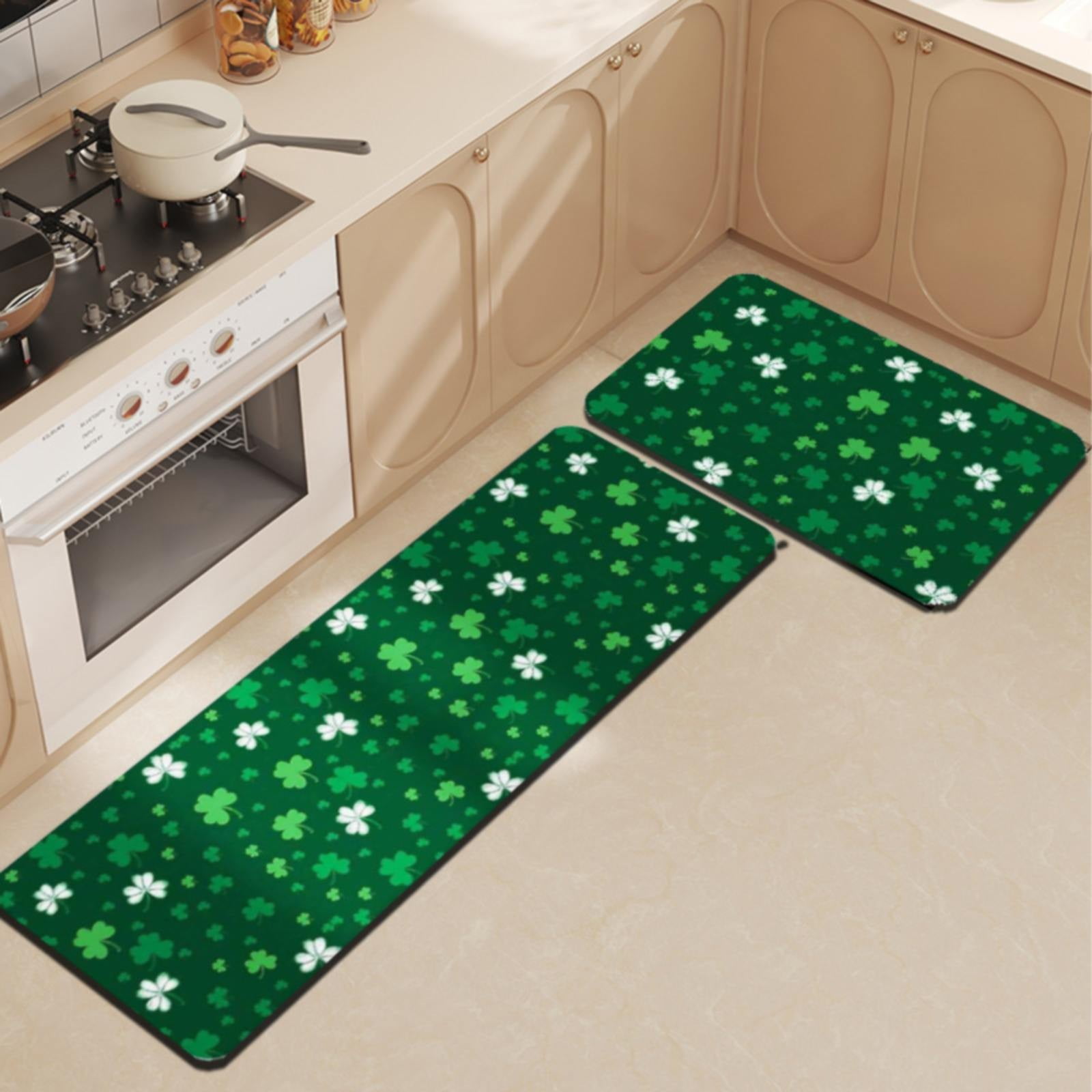 Huhuzaio Doormat St. Day Floor Mat Irish Holiday Decoration Floor Mat ...