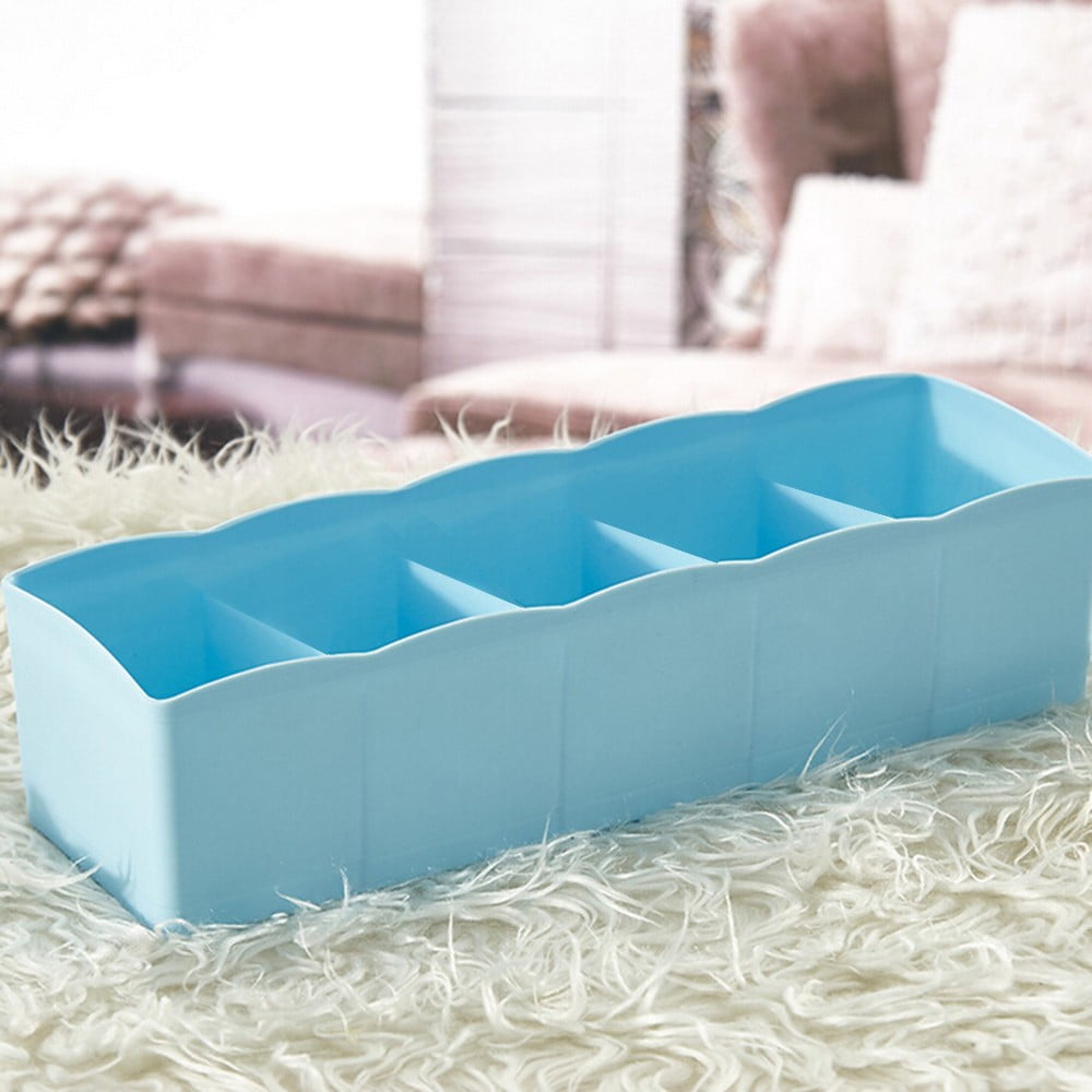 Huhuzaio Laundry Basket Divider Tie Storage Cells 5 Tidy Box Plastic ...