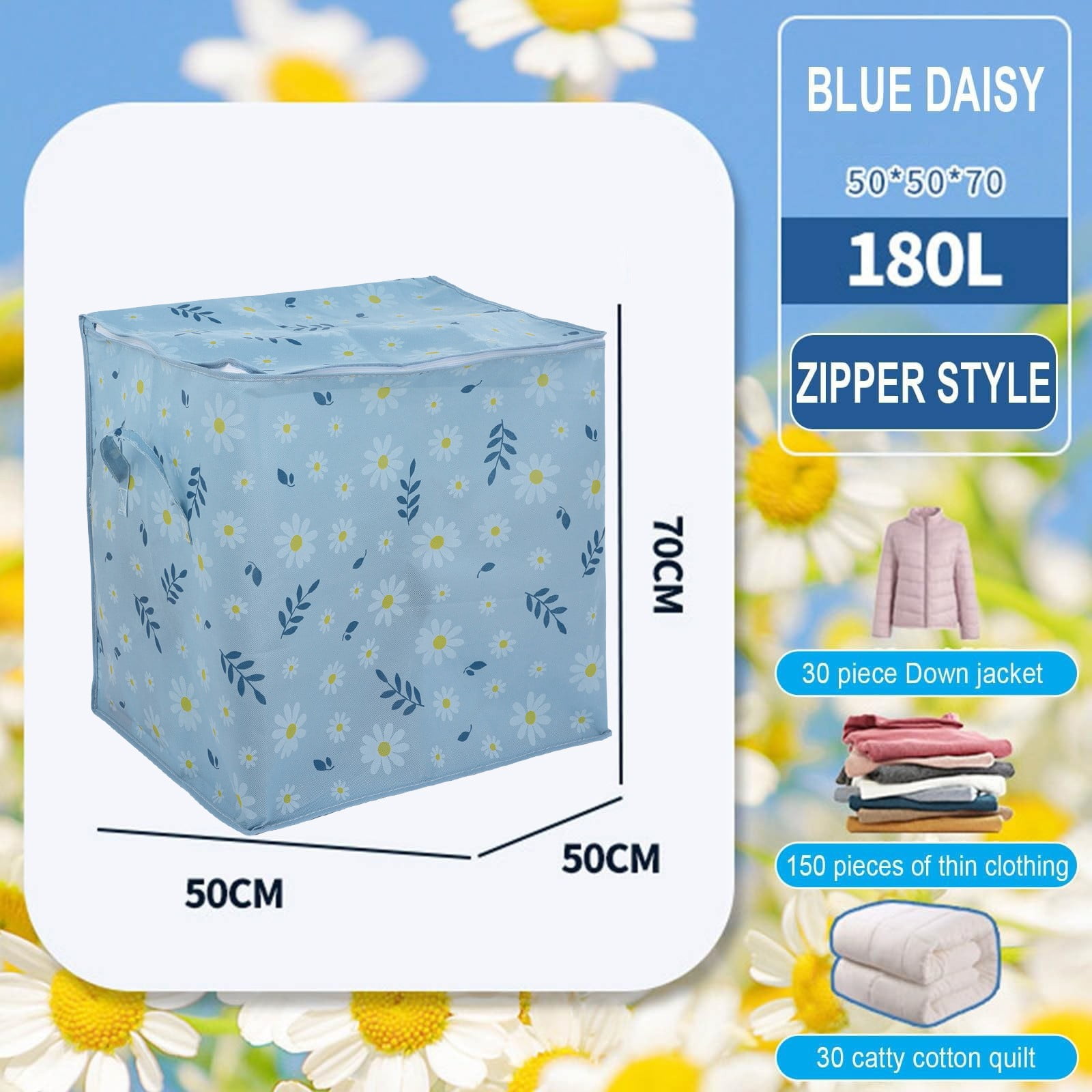 Huhuzaio Laundry Basket Storage Closet Organizers and Storage Box ...