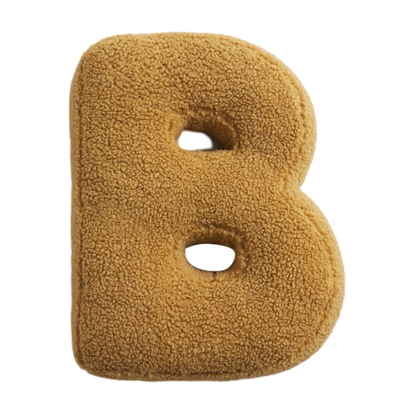 Huhuzaio Pillows Covers Velvet Initial Letter Pillow English Letters ...
