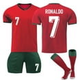 HuiMingg 2425 #7 RONALDO Deep Red Portugal Soccer Jersey, Portugal Home ...