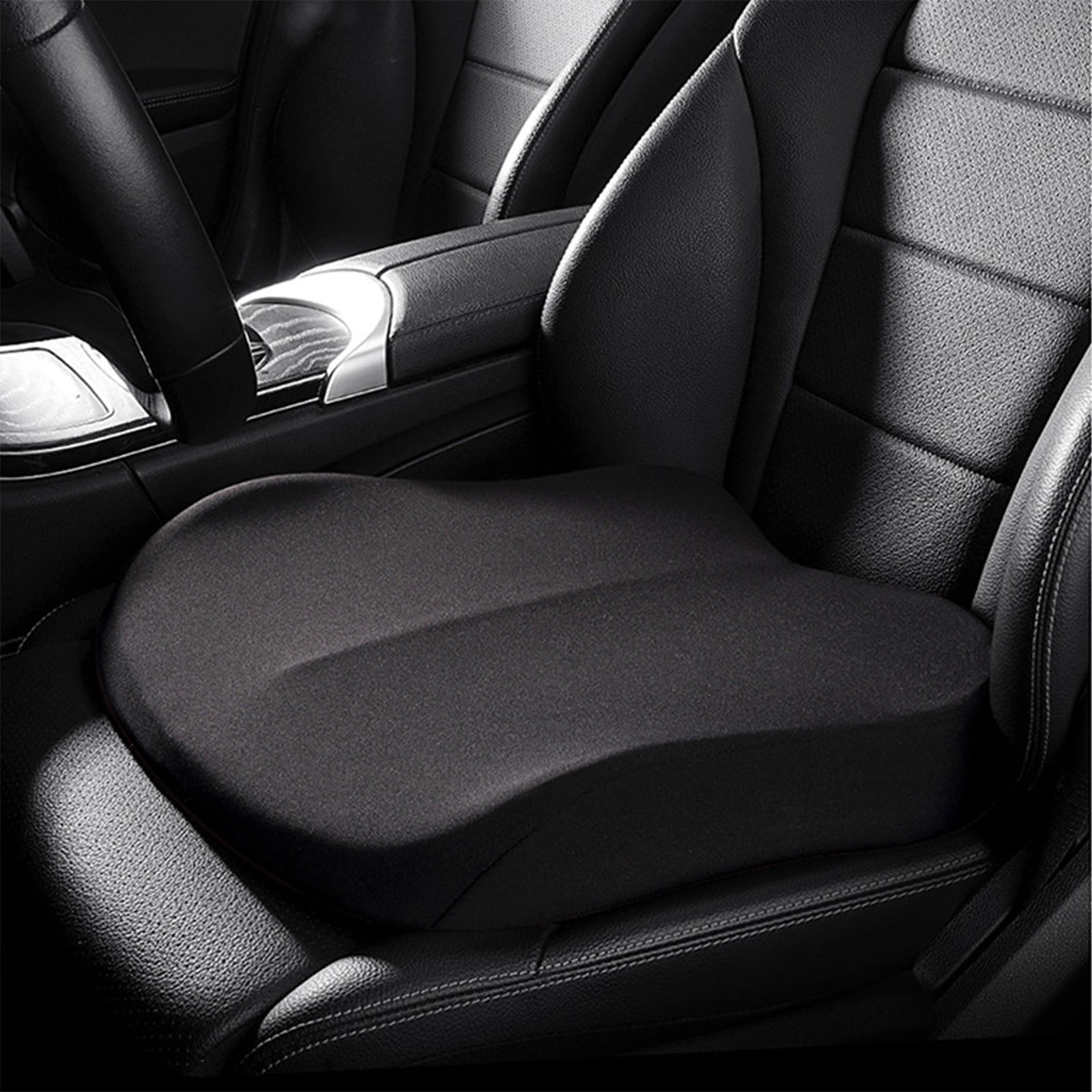 HuiXinOu Car Wedge Seat Cushion for Car Seat Driver/Passenger- Wedge ...