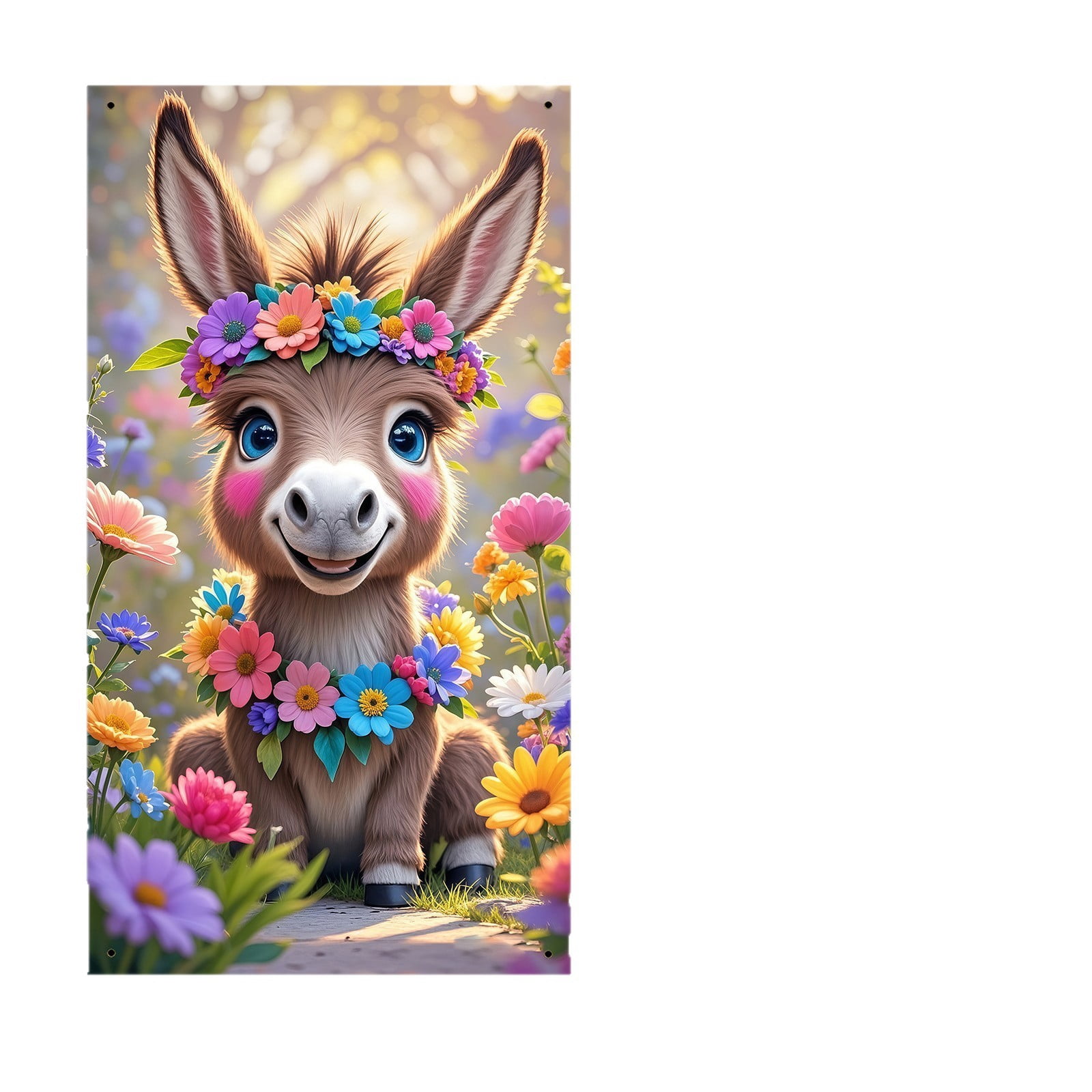 HuiXinOu Easter Door Banner Hanging Decoration 180x90cm，Polyester Door ...