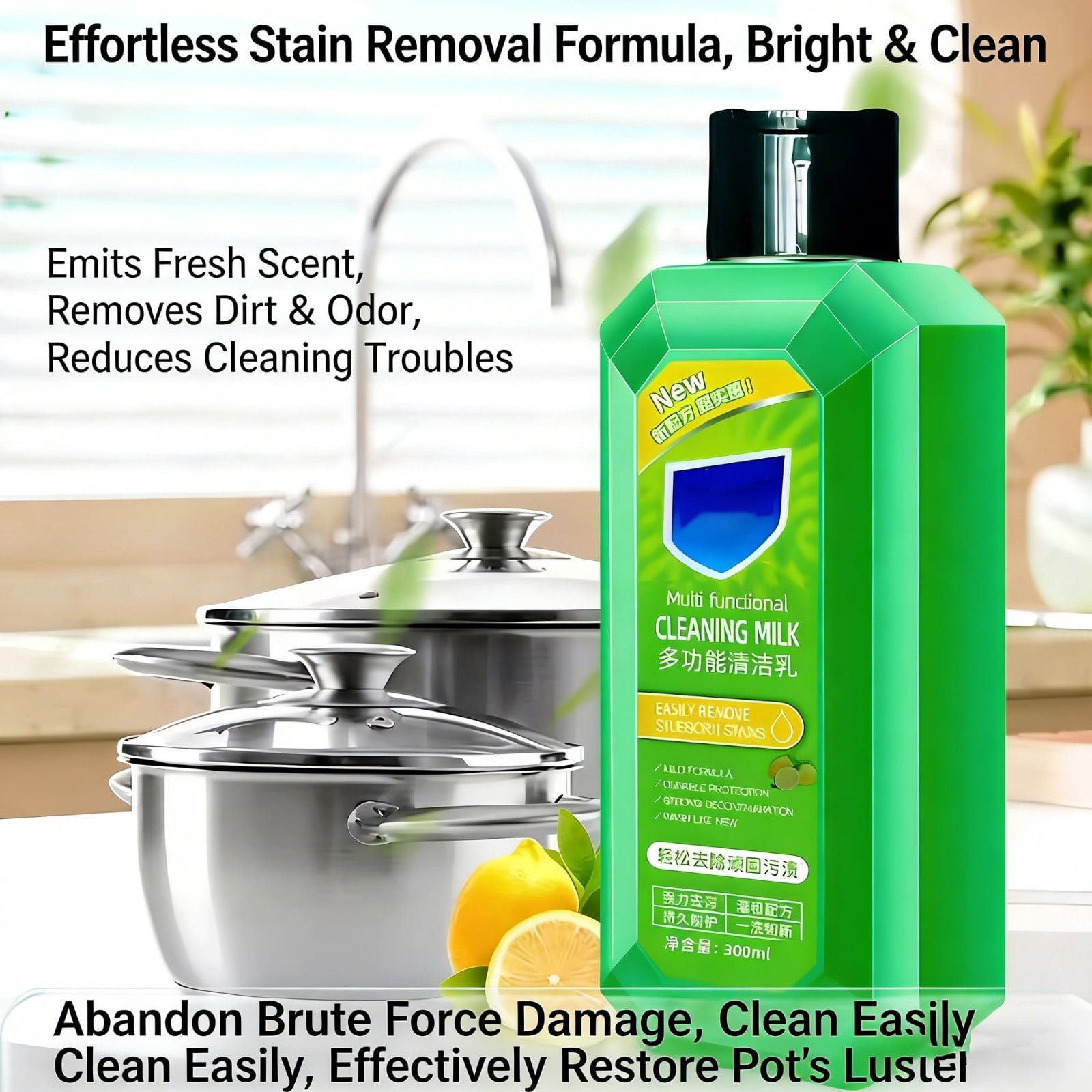 HuiXinOu Heavy Duty Cleaning Paste 10oz, Multi-Purpose Cleaner for ...