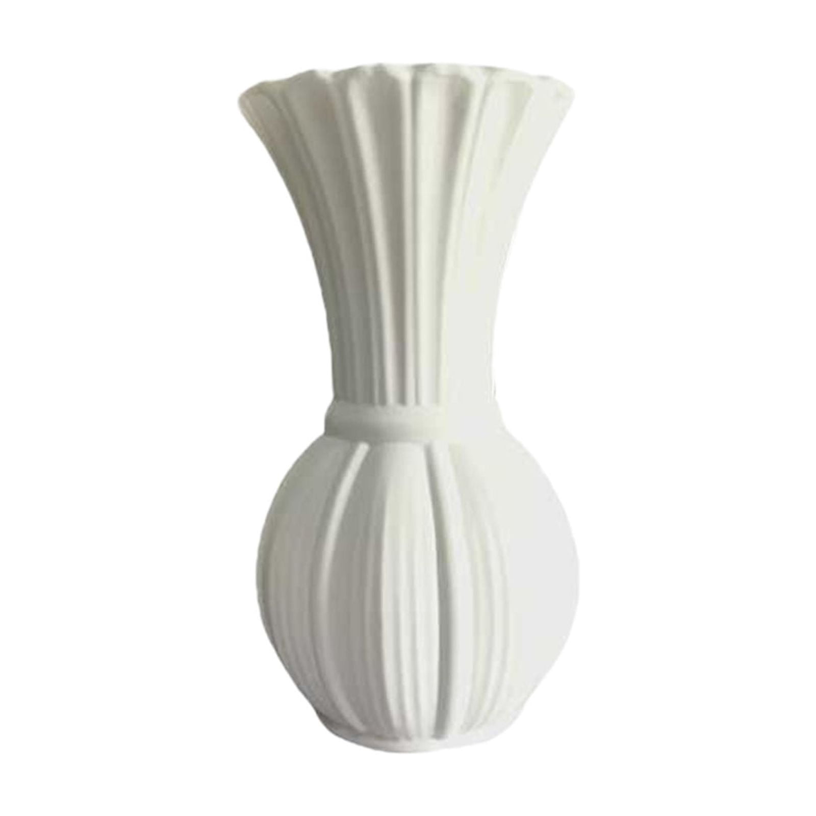 HuiXinOu Plastic Vase for Dried Flowers, Small Decorative Vase for ...