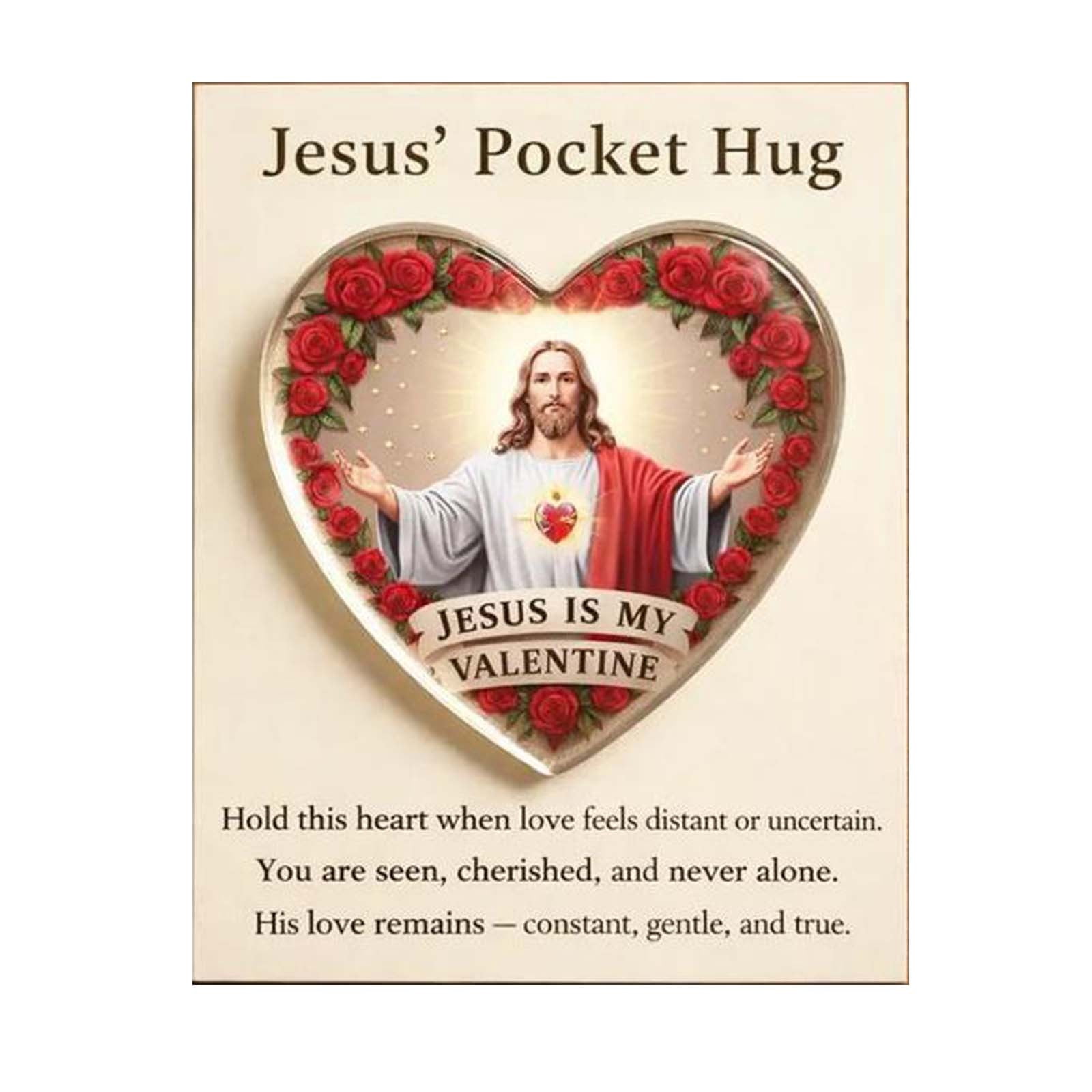 HuiXinOu Pocket Gift Valentine's Day Plush Hug, Soft Embrace Keepsake ...