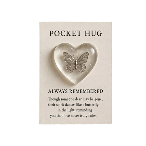 HuiXinOu Pocket Hug Gift Card, Angel Design Encouragement Token for ...