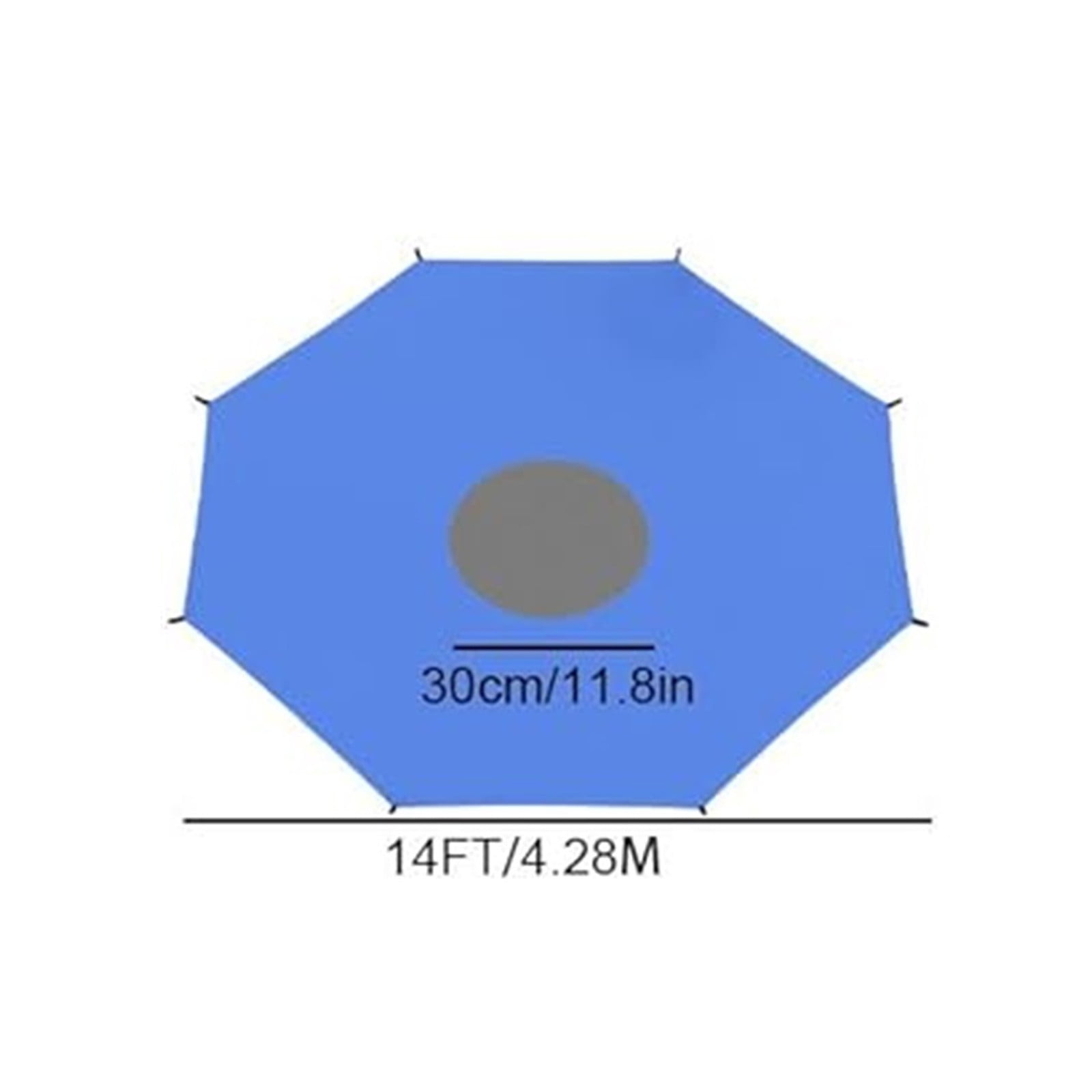 HuiXinOu Trampoline Cover, for Sun & Shade, with 8ft-16ft & Protection ...
