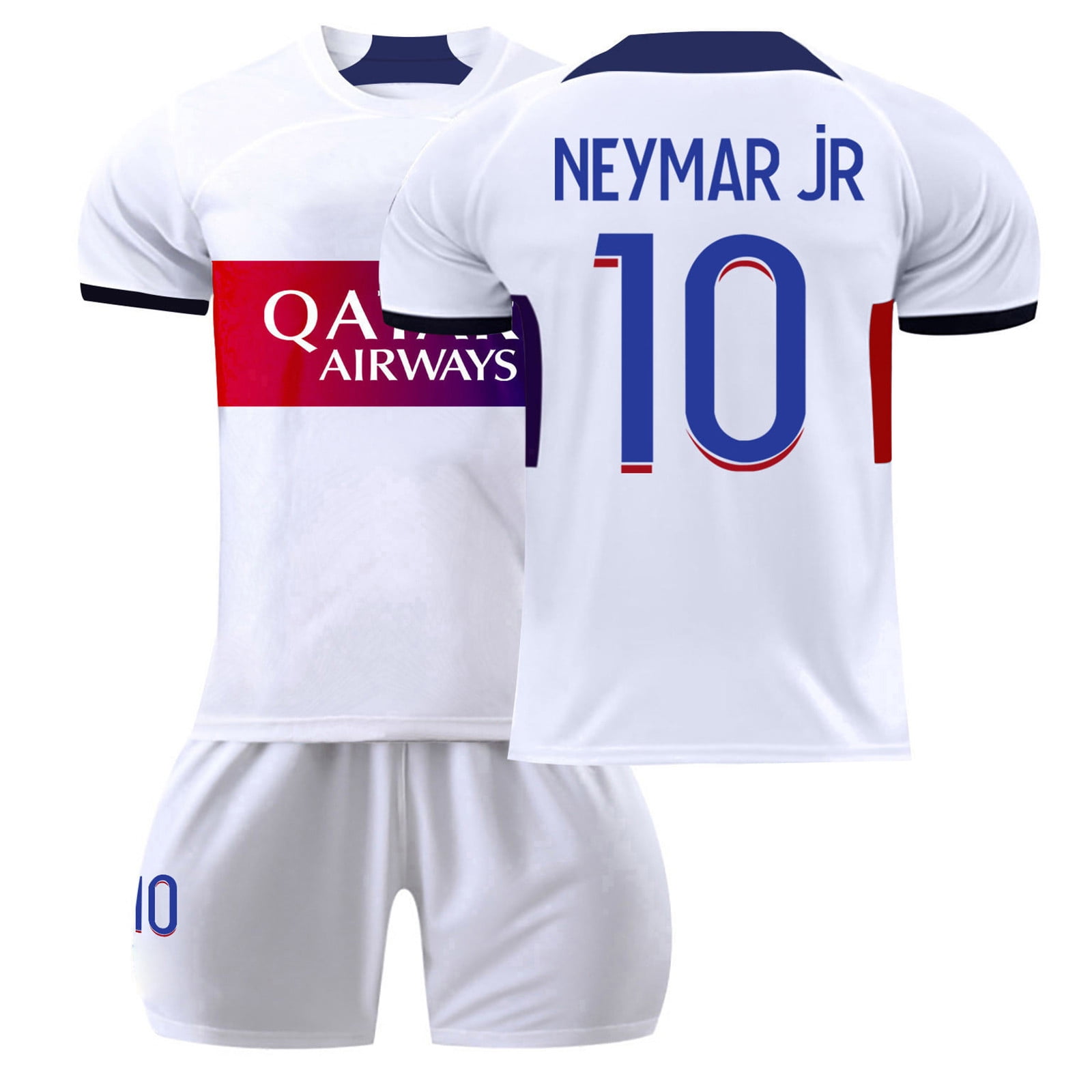 HuiXiongg 2324 Away Game Soccer Jersey, #10 NEYMAR Soccer Jersey, Kids Short Sleeve Soccer ...