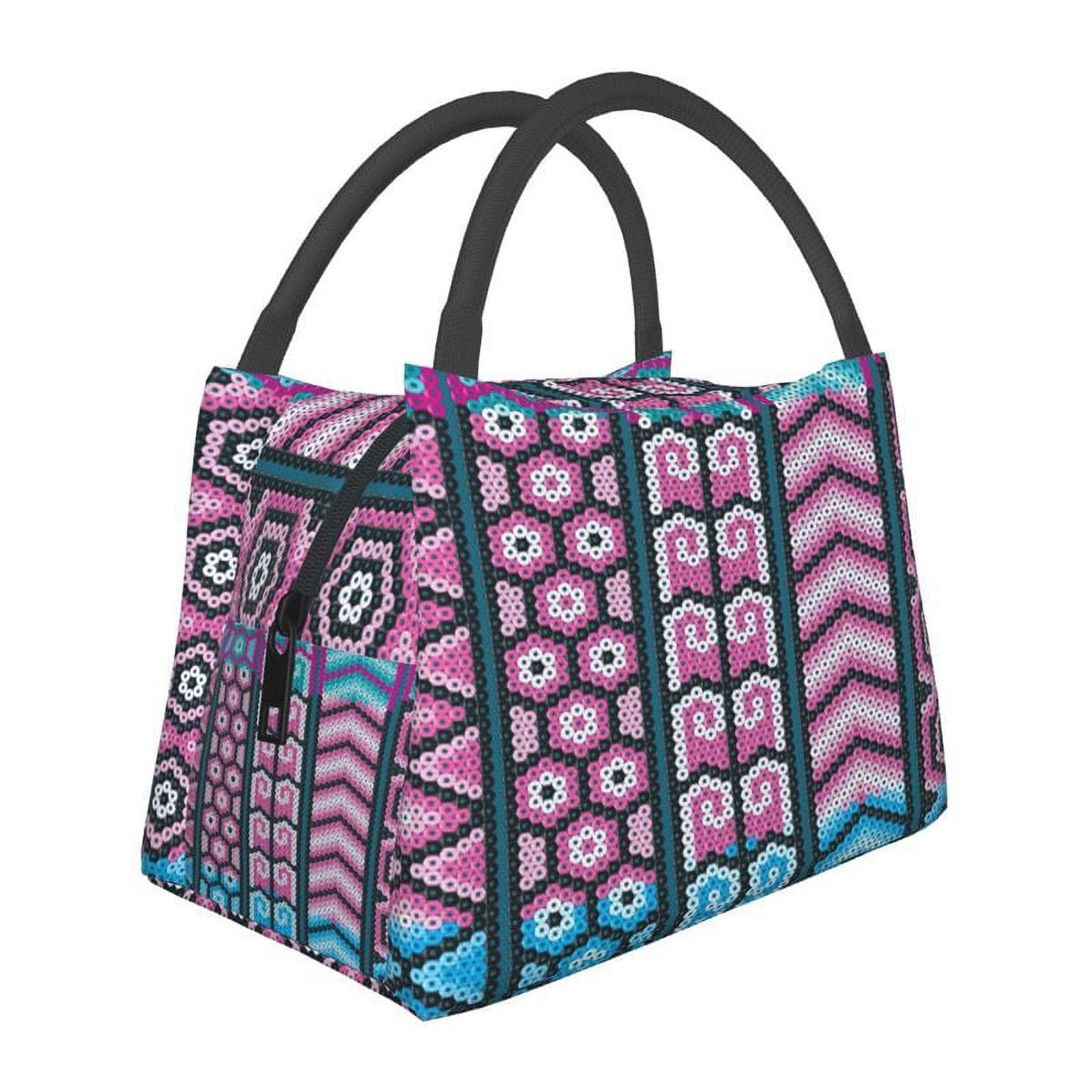 Huichol Traditional Native Insulated Lunch Bags for Women Shamanic ...