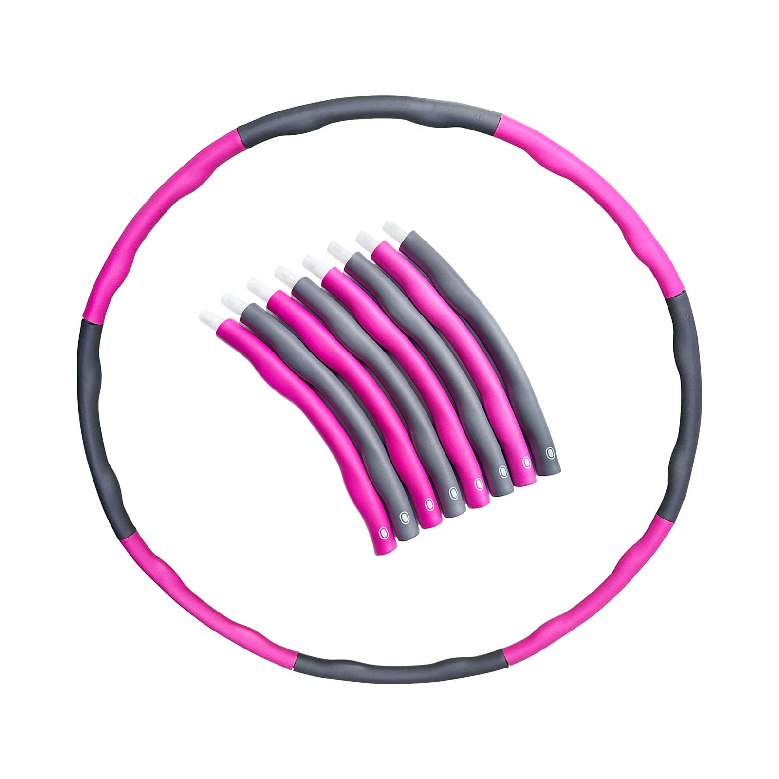 Huimo Fitness Hula Circle Hoop for Weight Loss with 8 Segments ...