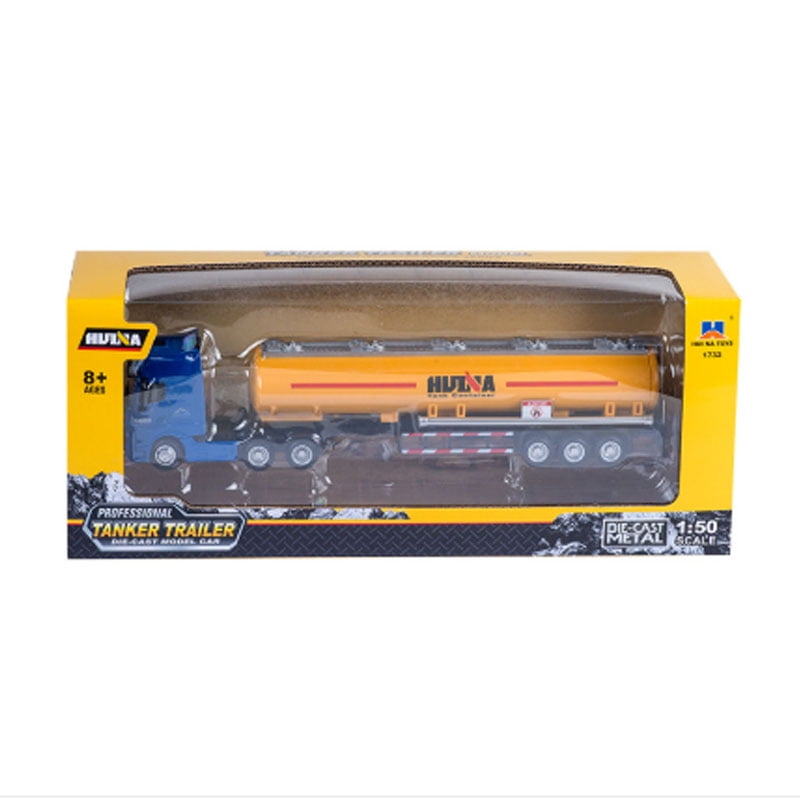 Huina 1733 2023 New 1:50 Semi-alloy Tanker Truck Excavator Toy ...