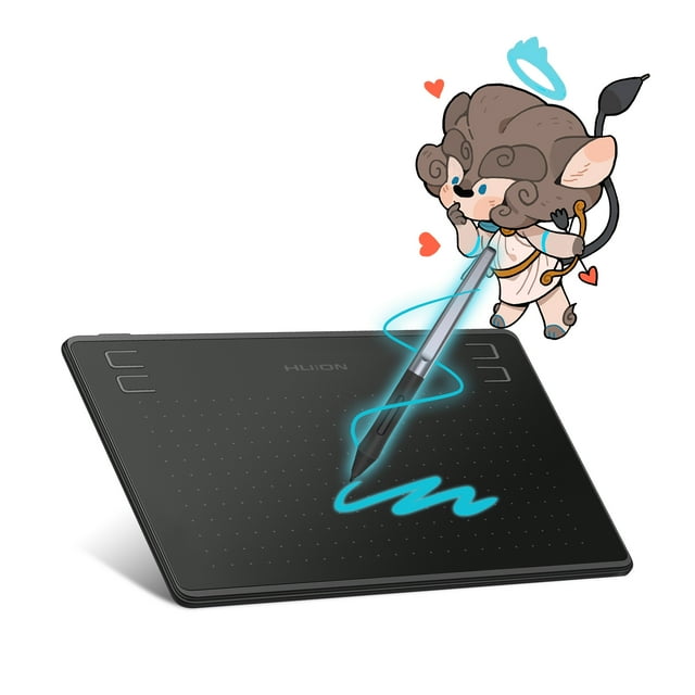 Huion Inspiroy HS64 Digital Art Pad, Graphic Tablet with 8192 Battery ...